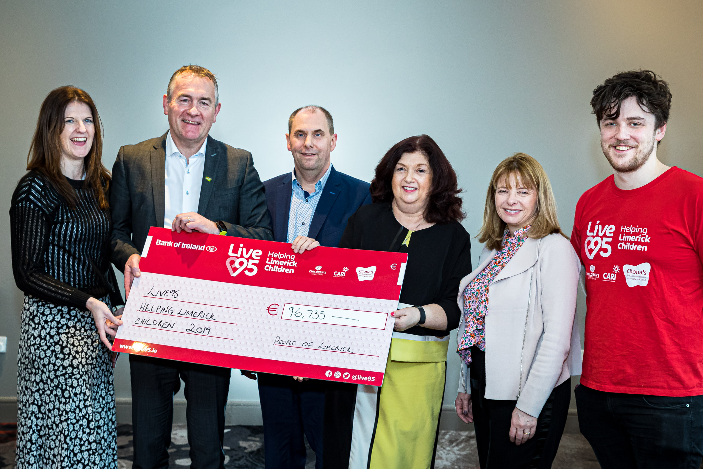 Live 95 'Helping Limerick Children 2019' Cheque Presentation - Children ...