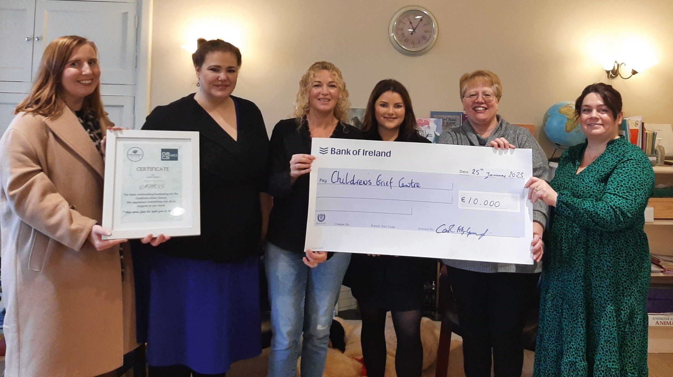 AMCS Visit to Grief Centre - Children's Grief Centre